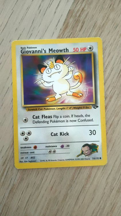 Giovanni's Meowth - Gym Challenge (Gebraucht) in Subingen für CHF 2 ...