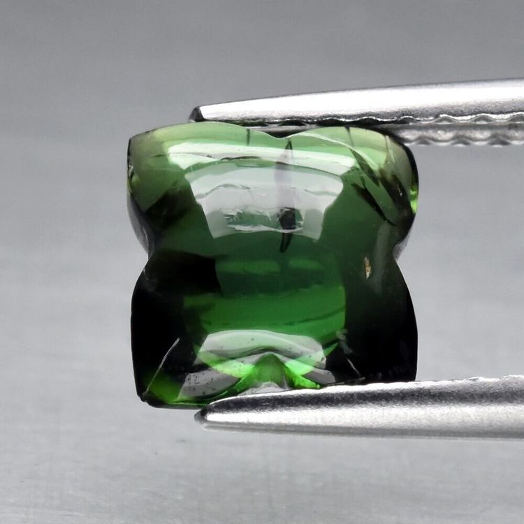 Vrai Echt 1.21ct Natur Turmalin grün unbehandelt Edelstein (Neu und ...