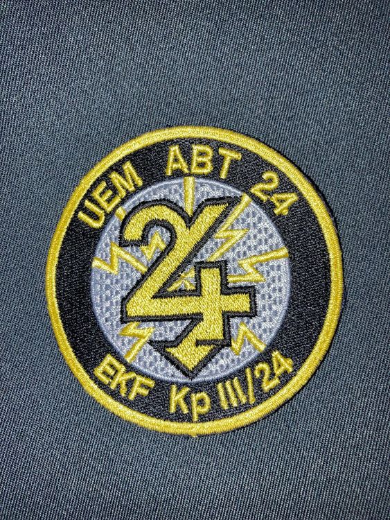 Verbandsabzeichen "Badge" Rund UEM ABT 24 ; EKF Kp III/24 | Kaufen auf Ricardo