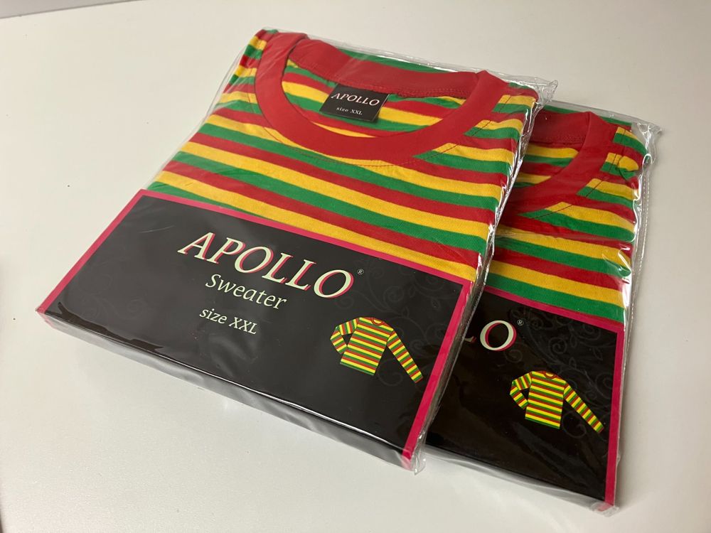 2x Apollo Langarm-Sweater XXL Red-Yellow-Green NEU ab 1.-Fr (Neu ...