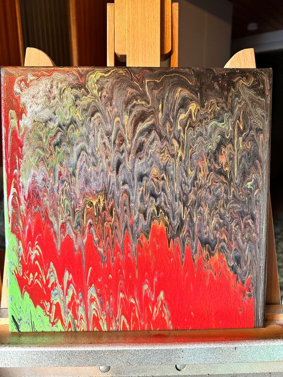 Acrylic pouring auf Leinwand (Neu (gemäss Beschreibung)) in Kriens für CHF 1 – mit Lieferung auf ...