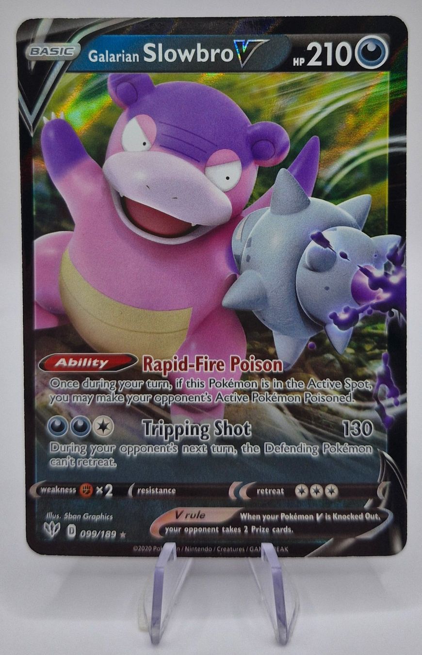 Galarian Slowbro V / Lahmus V / Darkness Ablaze / DAA 099 (Neu (gemäss ...