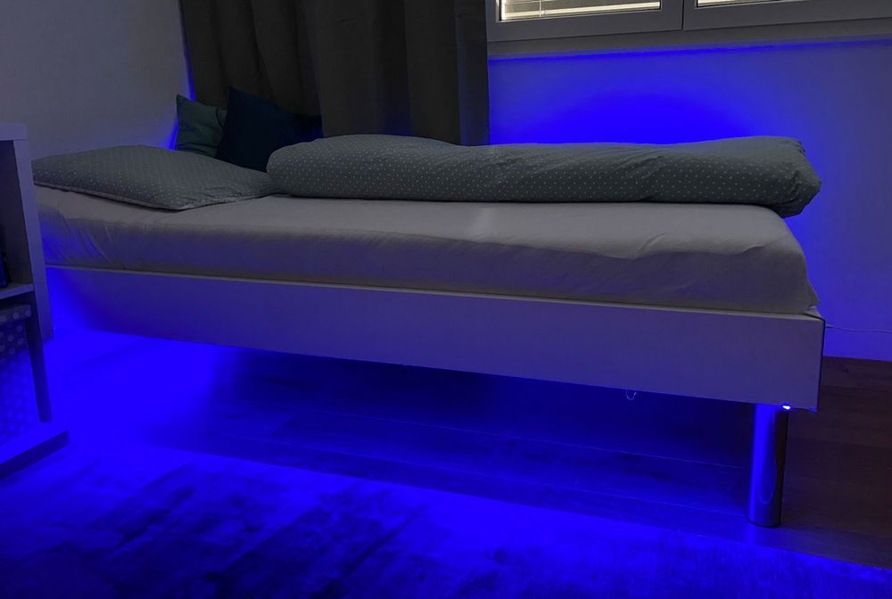 Hasena Bett 90x200 mit Lattenrost inkl. LED-Beleuchtung | Kaufen auf ...