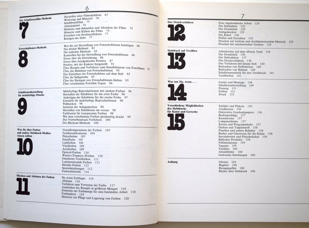 Siebdruck Serigrafie Druckgrafik Drucktechnik Serigraphie (Gebraucht ...