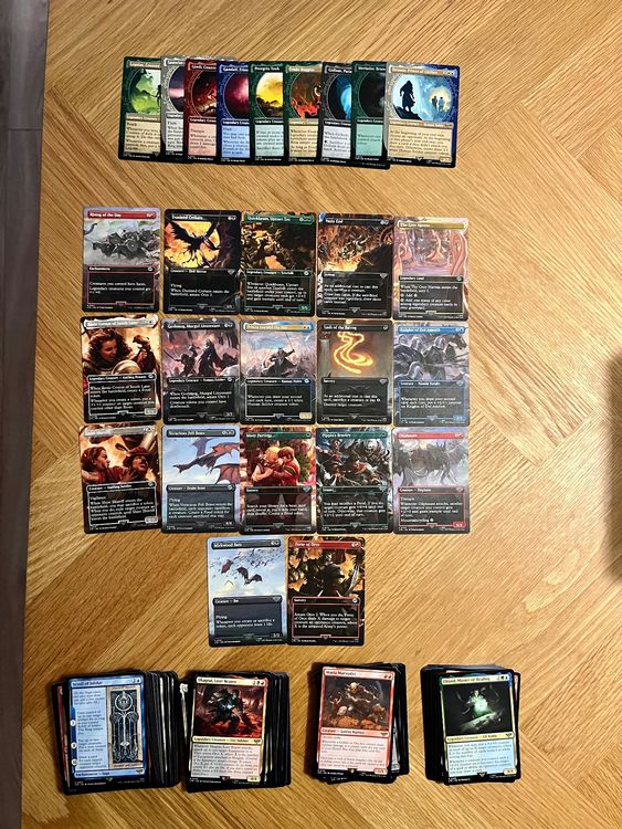 Mtg lord of the rings regular and full art scene cards (Gebraucht) in ...