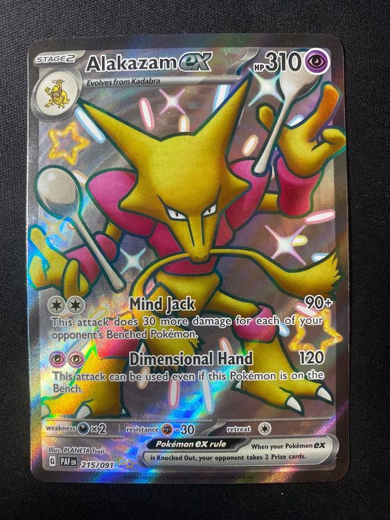 Shiny Alakazam ex 215 - Simsala ex - Paldean Fates - EN | Kaufen auf ...