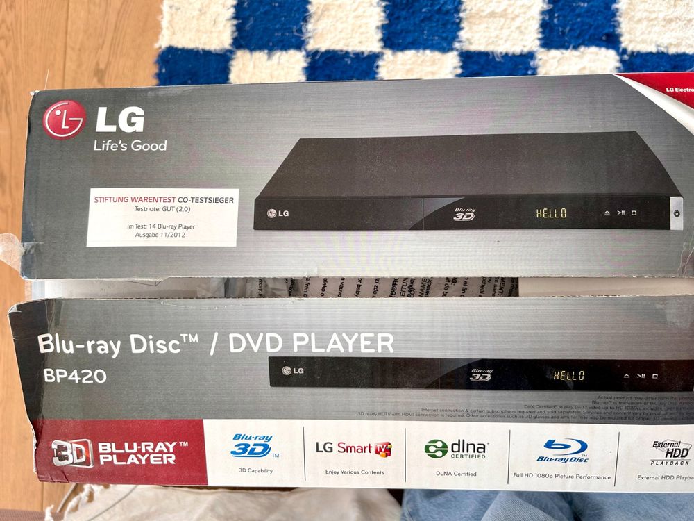 LG BP420 Smart 3D Blu-ray Player mit WLAN original verpackt (Neu und ...