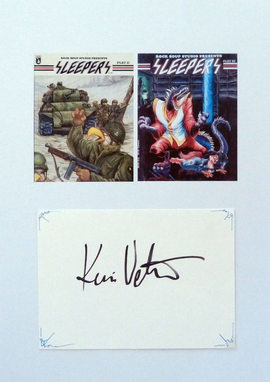 Kevin Vetrone (1963) Comiczeichner - sign. Karte (Gebraucht) in ...
