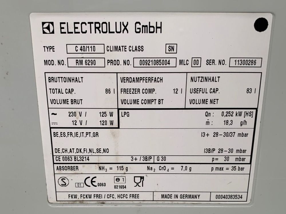 Electrolux RM 6290 Camper Kühlschrank (Gebraucht) in Bad Ragaz für CHF ...