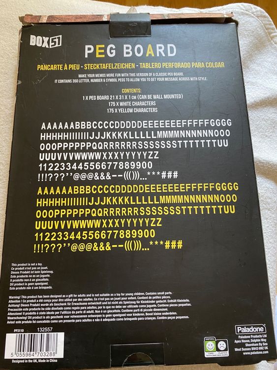 PEG Board Stecktafel Buchstaben Coiffeur Barber Shop Cafe | Kaufen auf ...