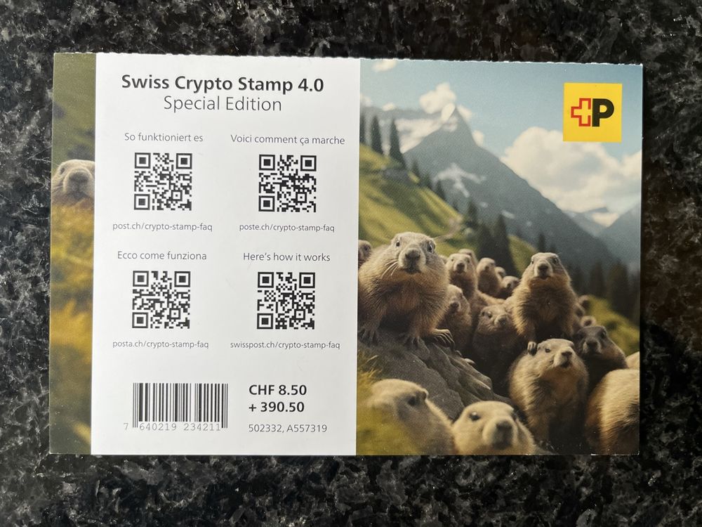 Swiss Crypto Stamp 4.0 ID4 Bronze (Neu und originalverpackt) in ...