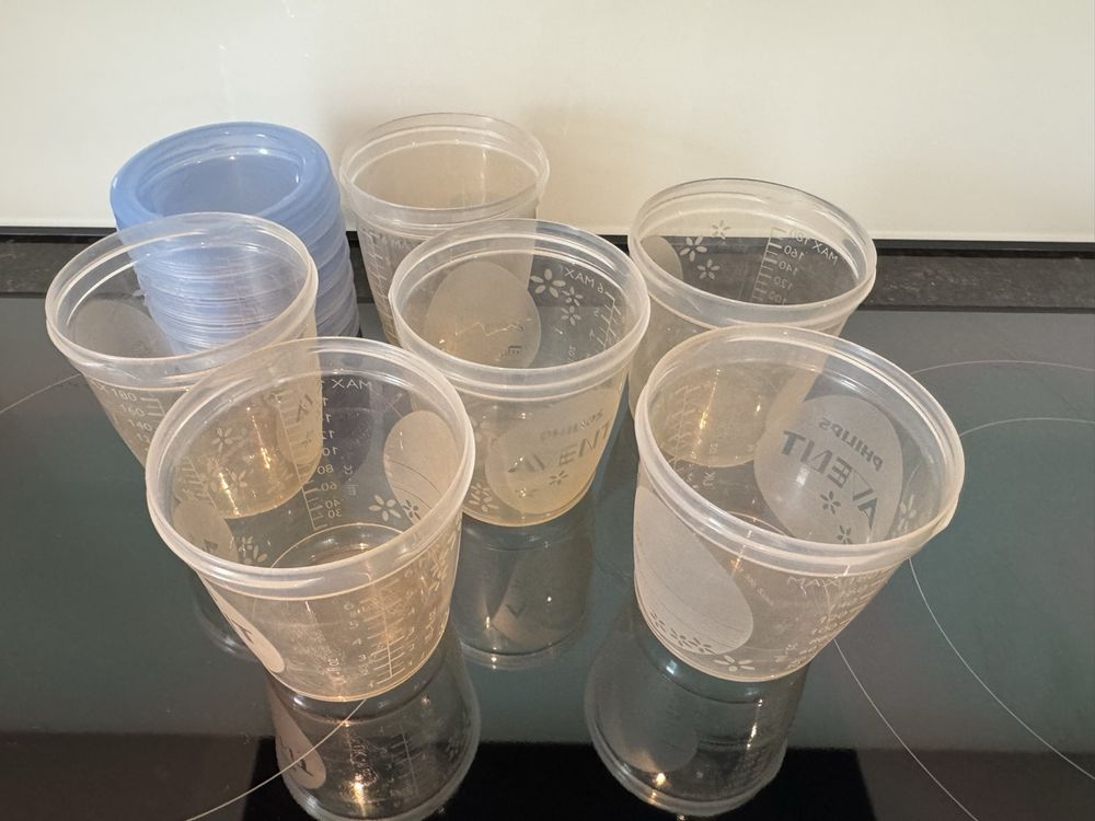 Philips Avent Muttermilch Becher, 6 Stk, 180ml (Gebraucht) in Küsnacht ZH für CHF 7 – mit ...