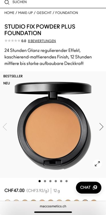 2x MAC Studio Fix Powder NC40 - Neuwertig (Gebraucht) in Würenlos für ...