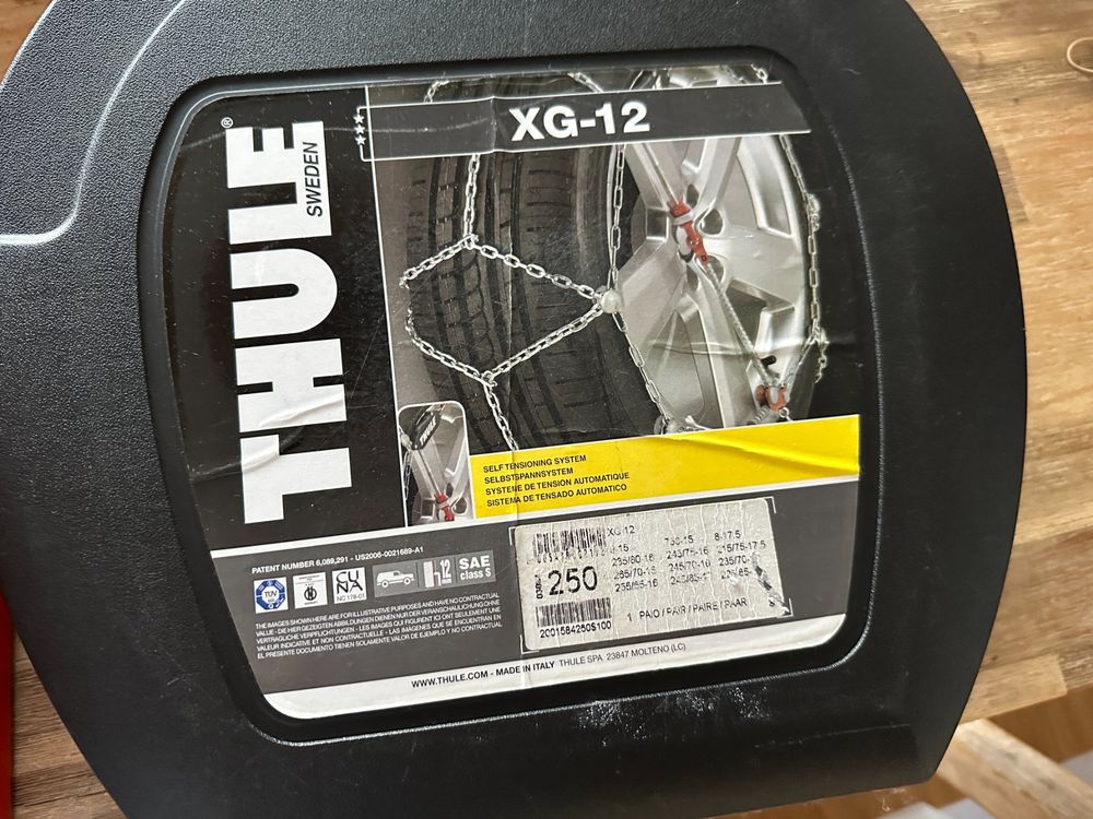 Thule (Konig) XG-12 Schneeketten, ungebraucht (Neu (gemäss Beschreibung)) in Lugano für CHF 10 ...