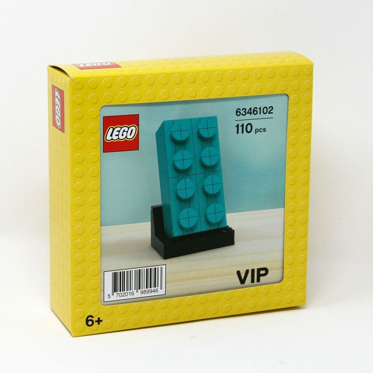 LEGO® 6346102 2x4 Teal Brick VIP NEU (Neu und originalverpackt) in ...