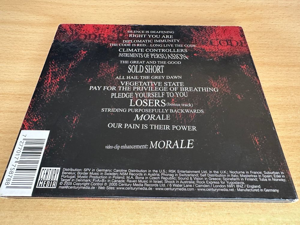 Napalm Death – The Code Is Red... Long Live The Code (Gebraucht) in für CHF 10.5 – mit Lieferung ...