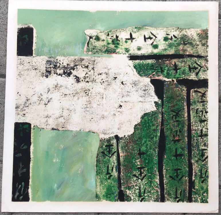 Asiatische Mischtechnik Unleserlich Signiert | Kaufen auf Ricardo