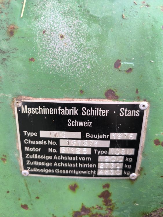 Schilter LT 3 (Defekt) in Ennetmoos für CHF 1010 – nur Abholung auf ...
