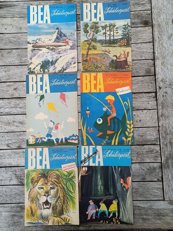 BEA Schülerpost / Ausgaben 1952, 1953, 1955, 1956, 1957 | Kaufen auf ...