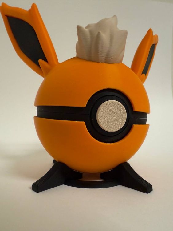 Flareon Poké Ball 3D 🔥🦊 sfera (Nuovo (secondo la descrizione)) a ...