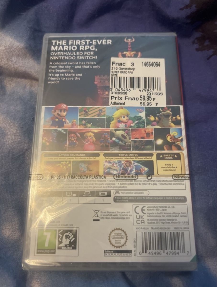 Super Mario RPG Nintendo Switch neuf, sous blister! (Neuf avec ...