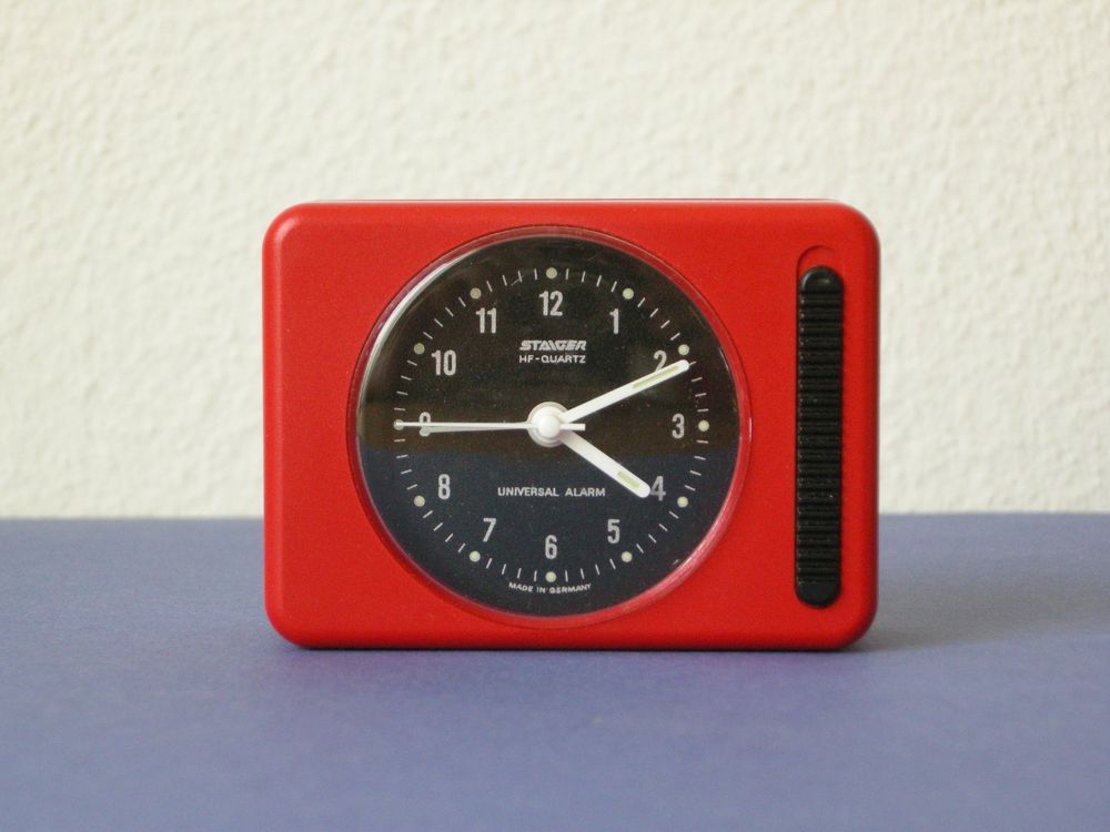 Design Tischuhr 70er Jahre #Staiger #80er #Wecker | Kaufen auf Ricardo