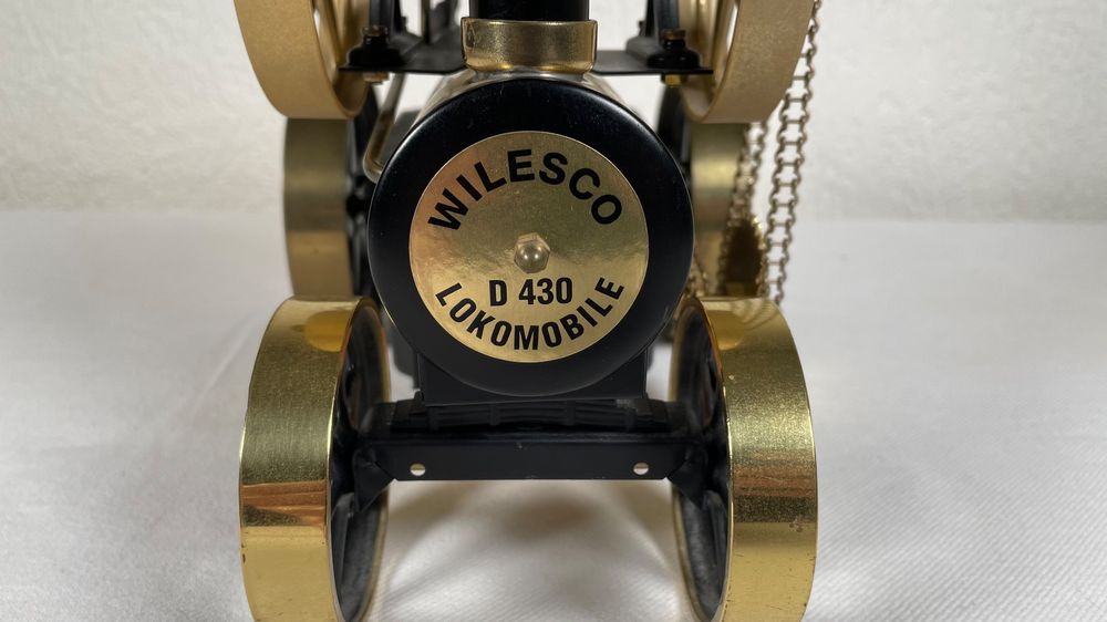 Wilesco D430 Lokomobile Echtdampf schwarz-messing (Gebraucht) in Volketswil für CHF 233 – mit ...