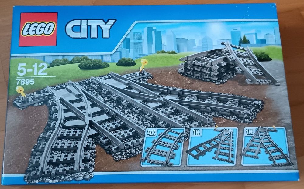 Lego City 7895 Weichen + Schienen für Lego-Eisenbahn | Kaufen auf Ricardo