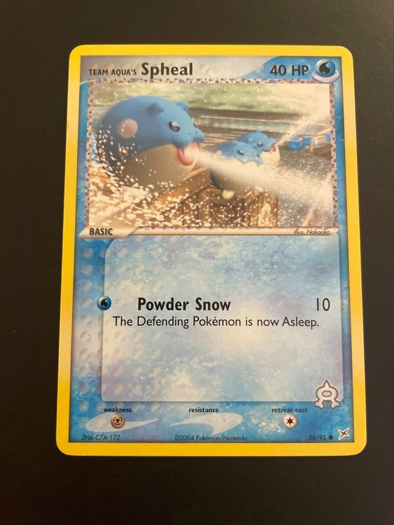 Team Aqua's Spheal Ex Team Magma vs Team Aqua | Kaufen auf Ricardo