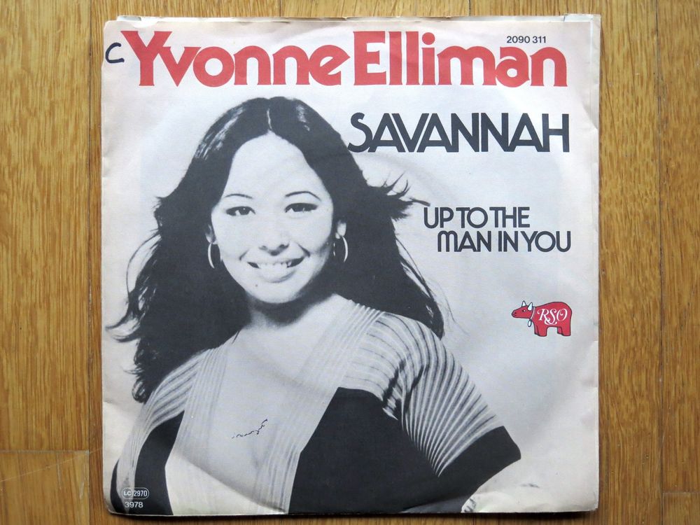 SINGLE YVONNE ELLIMAN: Savannah/Up to the man in you, 1978 (Gebraucht ...