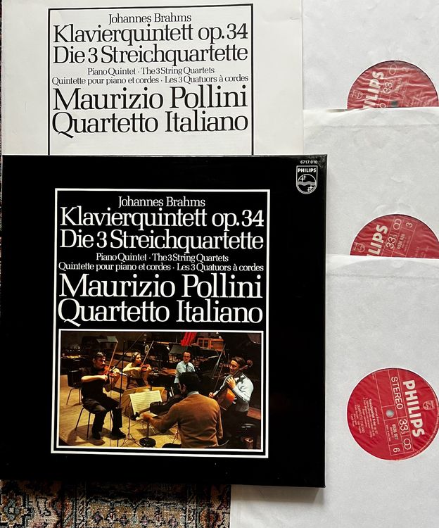 Brahms Pollini Quartetto Italiano Piano Quintet 3 LP Box 🛀 (Gebraucht) in Unterseen für CHF 19.9 ...