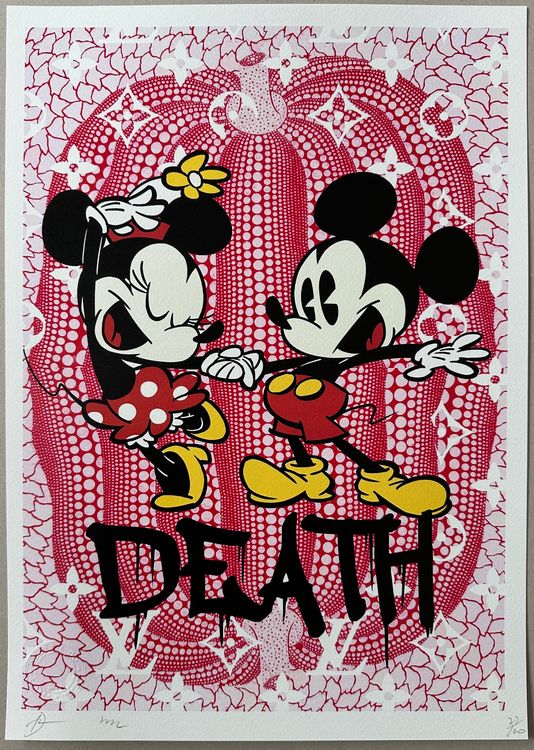 Death: Vuitton Kusama Mickey & Minnie, signiert 27/100 | Kaufen auf Ricardo