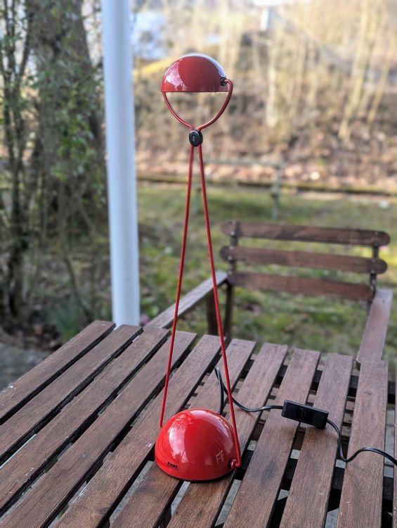 Lampe Meridiana Design Stefano Cevoli Tischlampe Vintage Red (Gebraucht ...