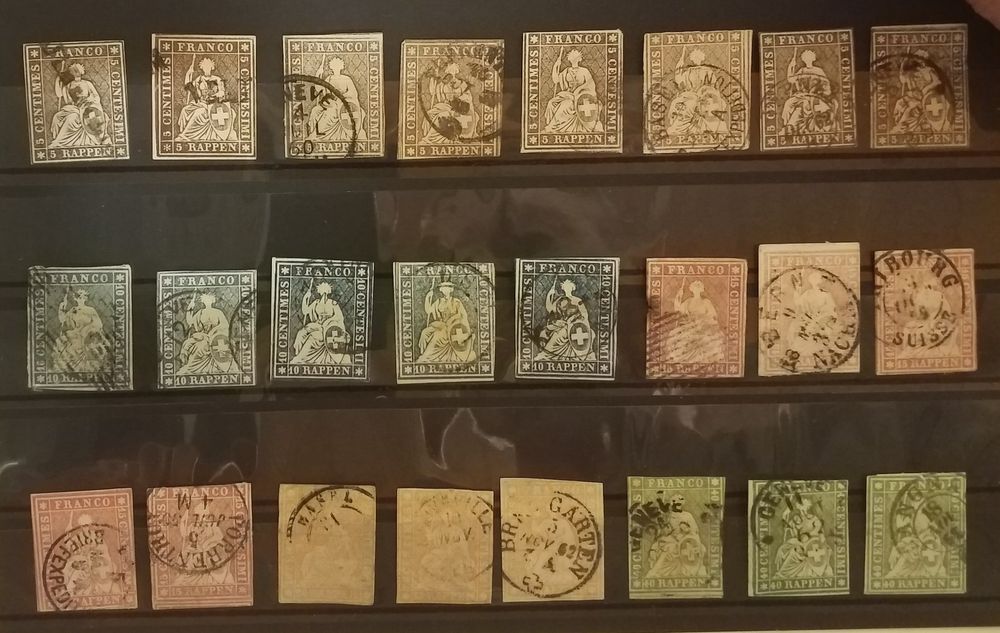 Schönes Lot Strubel 5Rp. bis 40Rp. sehr hoher Kt. (Gebraucht) in Baden ...
