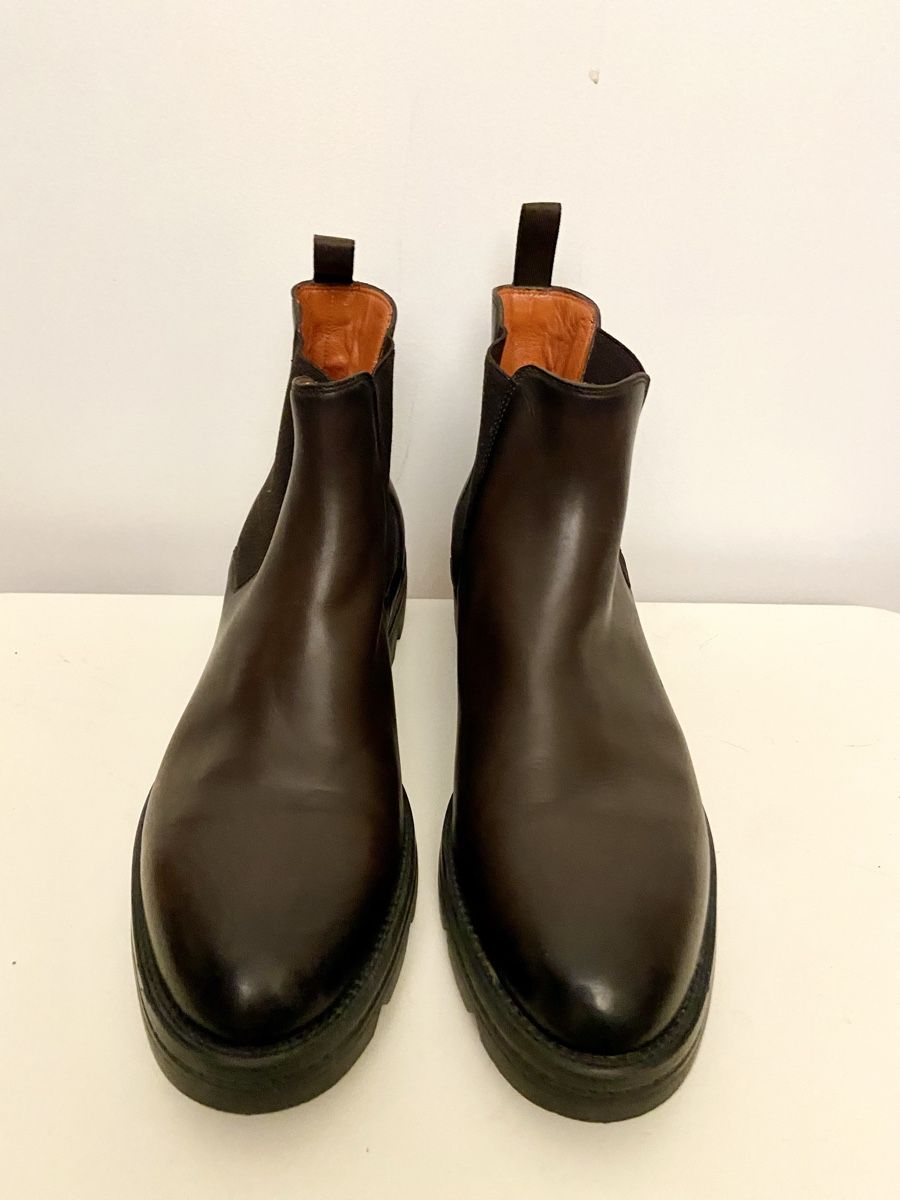 Santoni Chelsea Boots Braun Gr.40 Neu!! (Neu (gemäss Beschreibung)) in ...