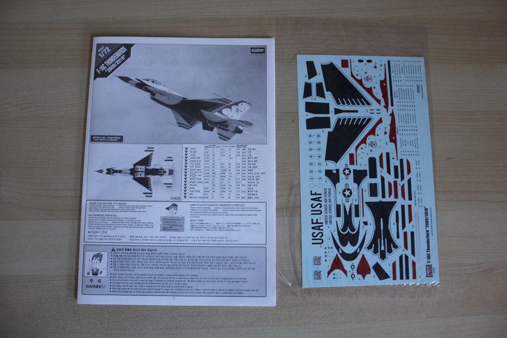 Set 1:72 - F-16C Thunderbirds plus Decals F-16C Bad Guy | Kaufen auf ...