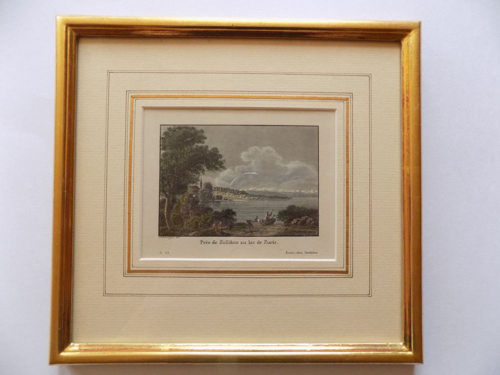 Zollikon koloriert selten Goldrahmen (Gebraucht) in Risch für CHF 175 – mit Lieferung auf ...