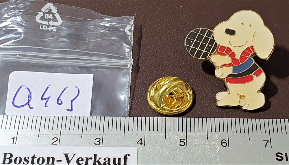 Q463 - Pin Comic Figur - Peanuts Snoopy Tennis (D'occasion) à Reinach BL pour CHF 2 – avec ...