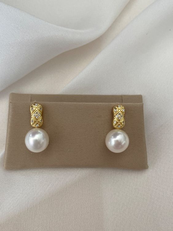 10mm Perlen Ohrstecker /Süsswasserperlen echte (Neu und originalverpackt) in Sarnen für CHF 135 ...