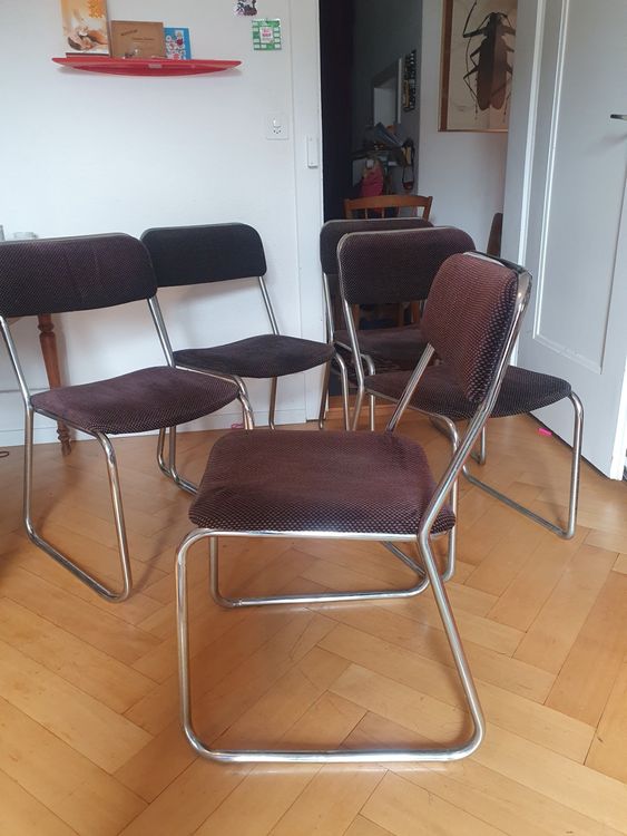 5 Vintage Stühle 60er Jahre Made in Italy | Kaufen auf Ricardo