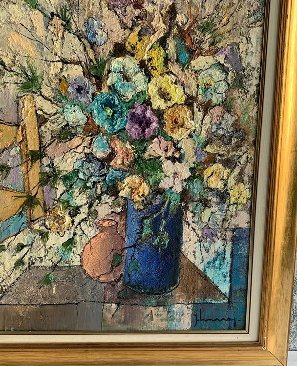 Expressionistische Stillleben Gemälde unleserlich Signiert (Gebraucht) in Root für CHF 355 – mit ...