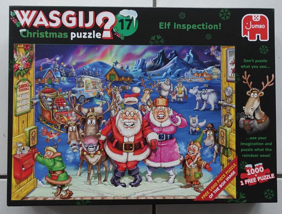 WASGIJ Christmas Puzzle - Elf Inspection! - 2x 1000 Teile | Kaufen auf ...