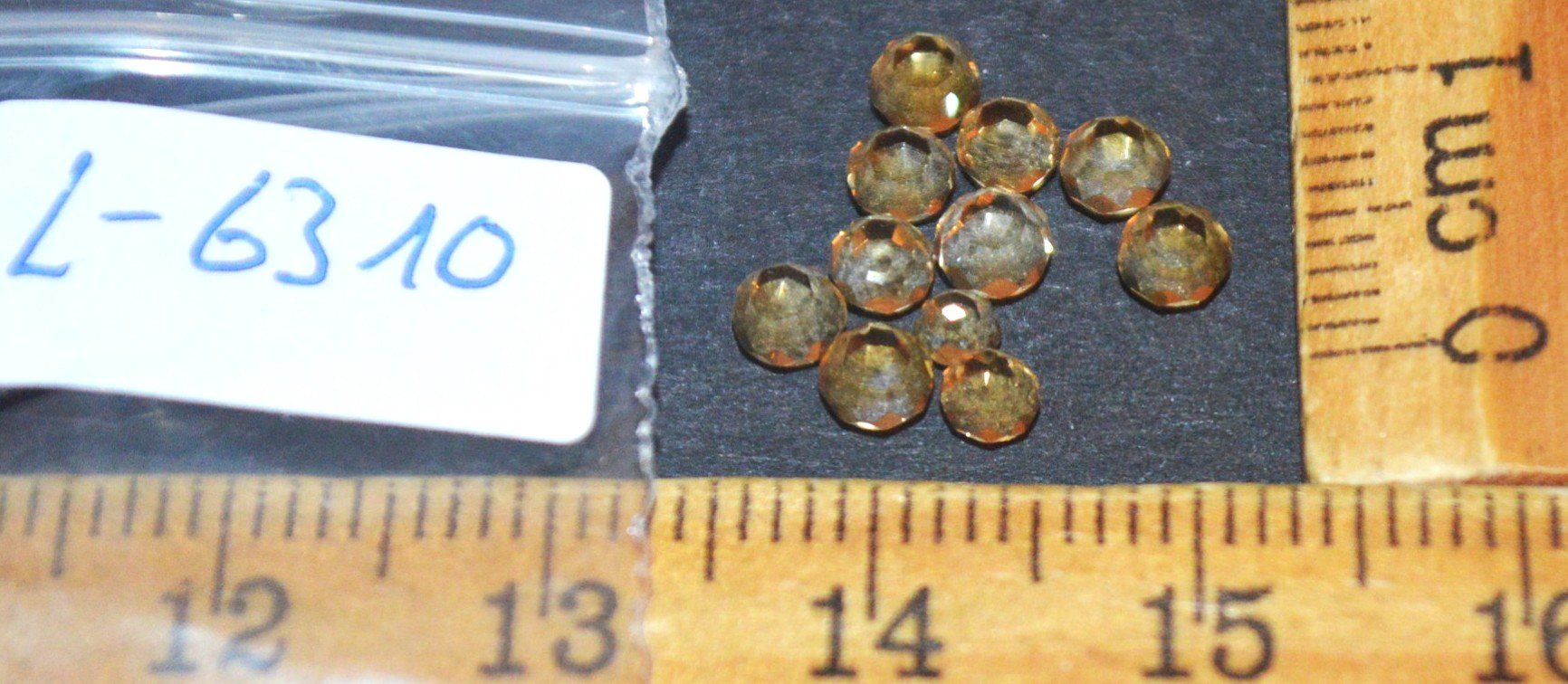 Mineralien Set L-6310 - 11 Stück Citrin facettiert 3x3 bis 4 (Neu und ...