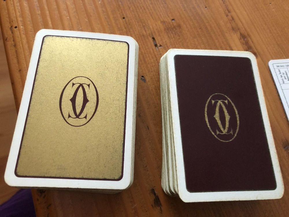 Vintage Authentic Cartier playing cards (Gebraucht) in thonex für CHF ...