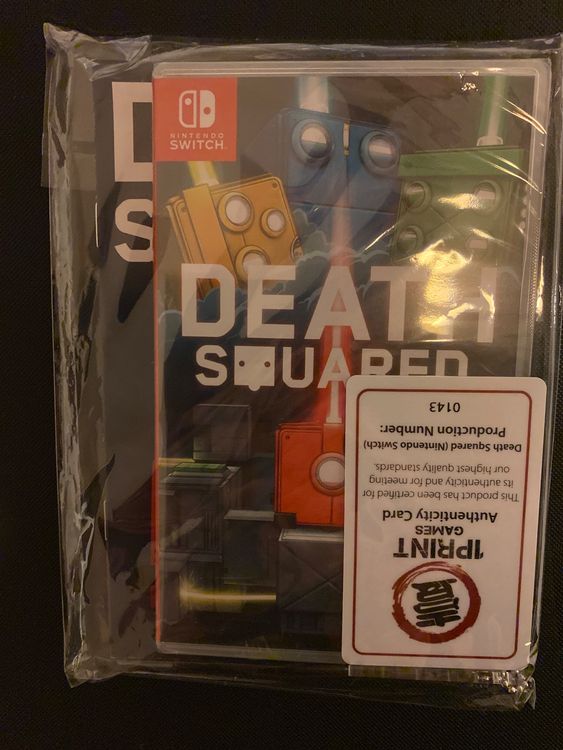 Death Squared - 1Print Games - Switch (Neuf avec emballage d'origine) à ...