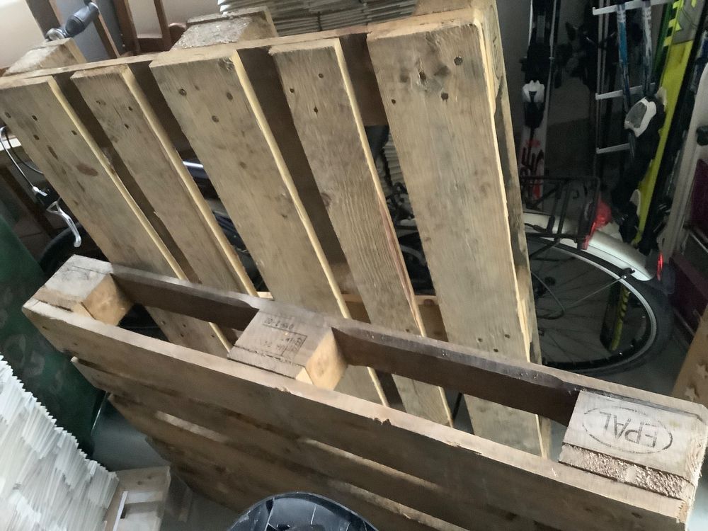 2 EPAL Europaletten SBB Paletten, Lager, Transport ab 1.-! (Gebraucht) in Widnau für CHF 1 – nur ...