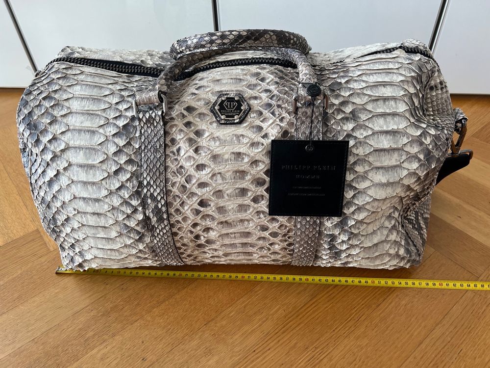 Philipp Plein Weekender PYTHON Tasche/Bag -NEU- unique! (Neu und originalverpackt) in ...