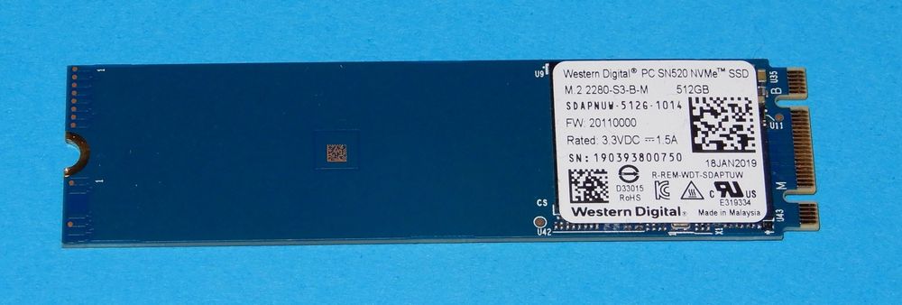 Western Digital NVMe SSD 512 GB (Gebraucht) in für CHF 20 – mit ...
