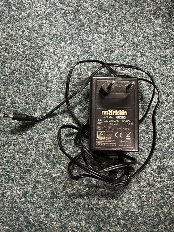 Märklin 66360 Schaltnetzteil 36 VA, 230 Volt (Gebraucht) in ...