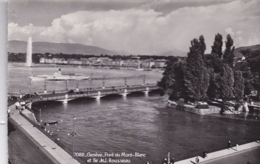Genève, Pont du Mont-Blanc / 1949 (A4 (Gebraucht) in Ruggell für CHF 0.5 – mit Lieferung auf ...